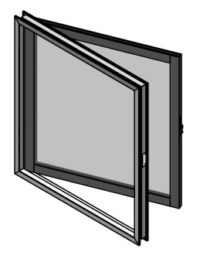 Bullet Resistant Hollow Metal Windows | Operable Frame | Bulletproof